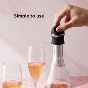 Rabbit Champagne and Wine Sealer (Velvet Black)