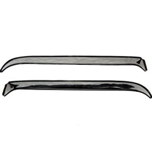 Auto Ventshade [AVS] Ventshade / Rain Guards | Stainless Steel Finish, 2 pc | 12062 | Fits 1975 - 1991 Ford E-100/E-150/E-250/E-350 Econoline & Club Wagon