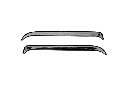 Auto Ventshade [AVS] Ventshade / Rain Guards | Stainless Steel Finish, 2 pc | 12062 | Fits 1975 - 1991 Ford E-100/E-150/E-250/E-350 Econoline & Club Wagon