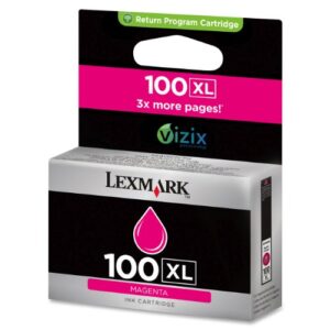 lexmark high yield 100xl magenta ink cartridge