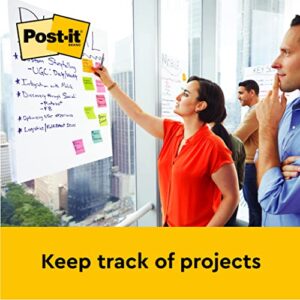 Post-it Easel Pad, 20 in x 23 in, White, 20 Sheets/Pad, 2 Pads/Pk, Mounts to surfaces with Command Strips included (566)