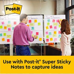 Post-it Easel Pad, 20 in x 23 in, White, 20 Sheets/Pad, 2 Pads/Pk, Mounts to surfaces with Command Strips included (566)