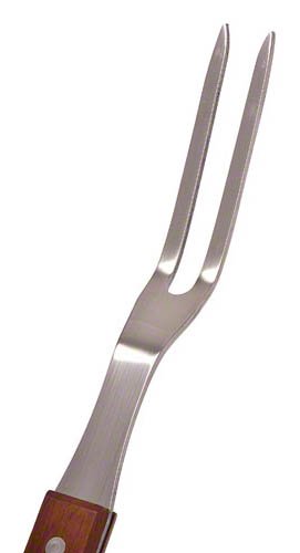 Update International WPF-13 Stainless Steel Pot Fork with Wood Handle, 13-Inch