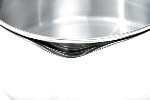 Norpro KRONA 1.5 Quart Vented Sauce Pan with Straining Lid, Stainless Steel