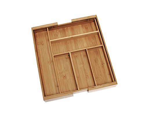 Lipper International Bamboo Expandable 23-Inch Drawer Organizer