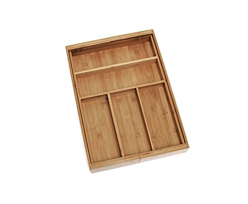 Lipper International Bamboo Expandable 23-Inch Drawer Organizer