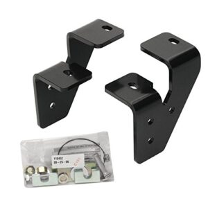 reese towpower 58186 fifth wheel bracket kit, black