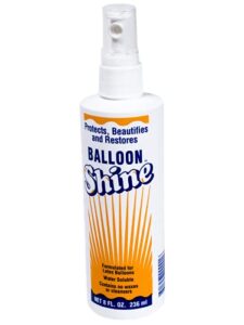 balloon shine 8 oz keeps latex balloons looking shiny!