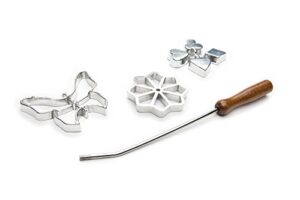 fox run rosette set, cast-aluminum, 4-piece