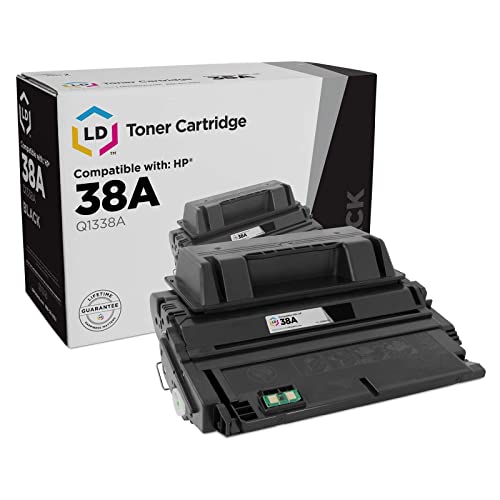 LD Products Compatible Toner Cartridge Replacement for HP 38A Q1338A (Black) for use in Laserjet: 4200, 4200dtn, 4200dtns, 4200dtnsl, 4200n & 4200tn