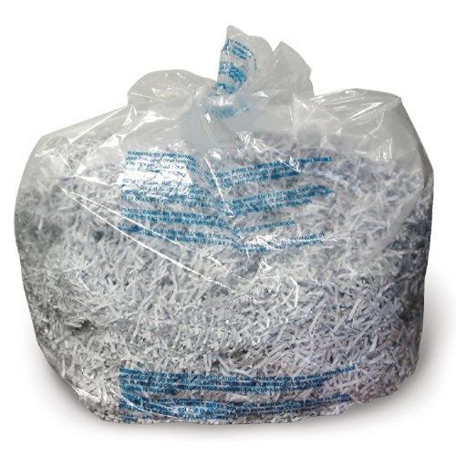 GBC Shredder Bags, 6-8 Gallon, Plastic, For 60X/80X/100X/200X/100M, 100/Box (1765016)