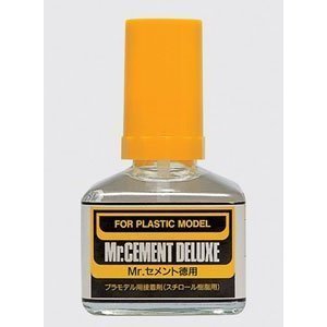 Mr. Cement Deluxe Economy Bottle NET.40ml Gundam Hobby (Brush Type)