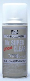 Mr. Super Clear UV Cut Flat Spray