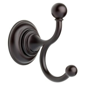 franklin brass 116906 providence, bath hardware accessory, double robe hook