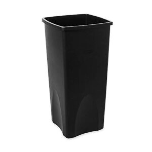 23 gal. Square Black Trash Can