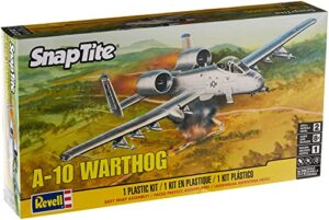 revell snaptite a-10 warthog plastic model kit , white