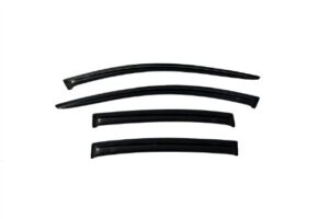 auto ventshade [avs] ventvisor / rain guards | outside mount, smoke color, 4 pc | 94068 | fits 2008 – 2012 chevrolet malibu