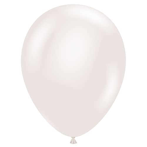 TUFTEX 10037 Latex Party Balloons, 11", Pearl Sugar White, Pack of 100