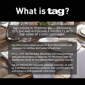 TAG Seagrass 3-Part Wall Basket Expresso