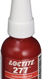 Loctite 277 442-21434 10ml High Strength Threadlocker, Red Color