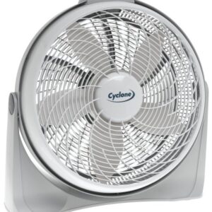 Lasko 3520 Cyclone 20-Inch Pivoting Floor Fan, 1-Pack, Gray