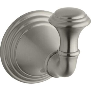 kohler 10555-bn devonshire robe hook, brushed nickel