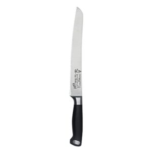 messermeister san moritz elite 9” scalloped bread knife – fine german steel alloy blade – rust resistant & easy to maintain