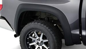 bushwacker extend-a-fender extended rear fender flares | 2-piece set, black, smooth finish | 31016-01 | fits 1989-1995 toyota pickup