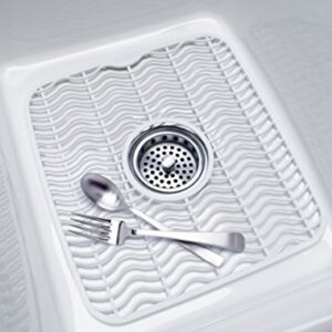 Rubbermaid White Twin Sink Mat 1295-06-WHT