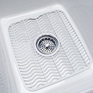 Rubbermaid White Twin Sink Mat 1295-06-WHT