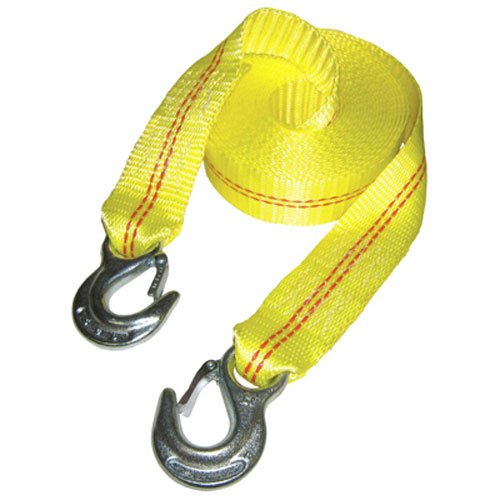 Keeper – 2” x 25’ Emergency Vehicle Towing And Recovery Strap - 5,000 lbs. Max Vehicle Weight And 12,000 lbs. Break Strength