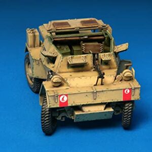 Miniart 1:35 Scale Dingo Mk 1b British Armoured Car w/ Crew Plastic Model Kit