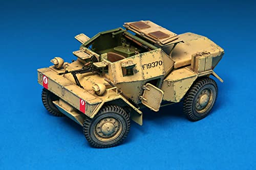 Miniart 1:35 Scale Dingo Mk 1b British Armoured Car w/ Crew Plastic Model Kit