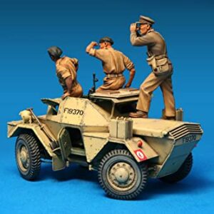 Miniart 1:35 Scale Dingo Mk 1b British Armoured Car w/ Crew Plastic Model Kit