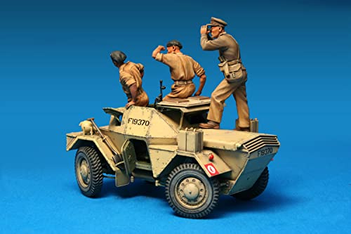 Miniart 1:35 Scale Dingo Mk 1b British Armoured Car w/ Crew Plastic Model Kit