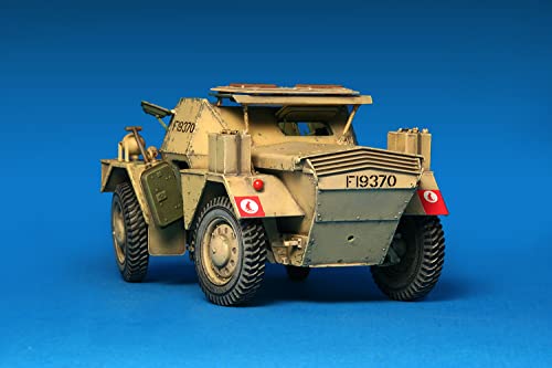 Miniart 1:35 Scale Dingo Mk 1b British Armoured Car w/ Crew Plastic Model Kit