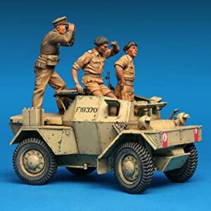 Miniart 1:35 Scale Dingo Mk 1b British Armoured Car w/ Crew Plastic Model Kit