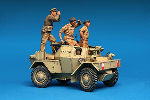 Miniart 1:35 Scale Dingo Mk 1b British Armoured Car w/ Crew Plastic Model Kit