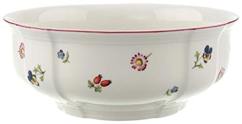 Villeroy & Boch 1023953170 Petite Fleur Bowl, 21 cm, Premium Porcelain, White/Colourful