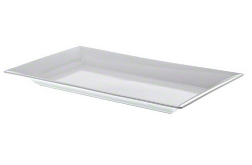 American Metalcraft MEL21 Endurance Melamine Rectangular Platter, 21" x 13", White