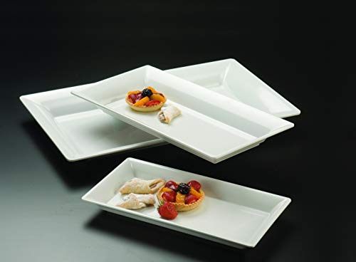 American Metalcraft MEL21 Endurance Melamine Rectangular Platter, 21" x 13", White