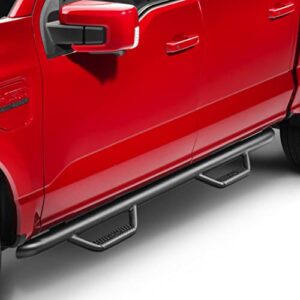 n-fab nerf steps | textured black, cab length | f9984cc-tx | fits 1999-2016 ford f-250 / f-350 super duty crew cab all beds, srw / drw gas / diesel