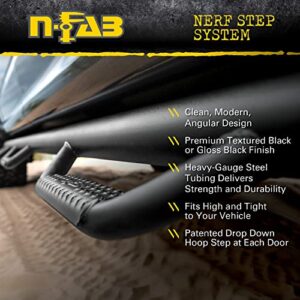 N-Fab Nerf Steps | Textured Black, Cab Length | F9984CC-TX | Fits 1999-2016 Ford F-250 / F-350 Super Duty Crew Cab All Beds, SRW / DRW Gas / Diesel