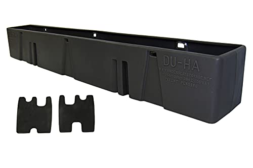 DU-HA Behind-the-Seat Storage Fits 07-17 Chevrolet/GMC Silverado/Sierra Regular Cab, Black, Part #10058