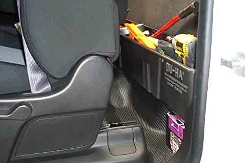 DU-HA Behind-the-Seat Storage Fits 07-17 Chevrolet/GMC Silverado/Sierra Regular Cab, Black, Part #10058