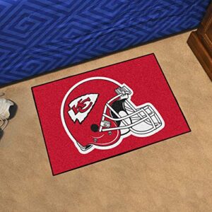 FANMATS - 5786 NFL Kansas City Chiefs Nylon Face Starter Rug 19"x30"