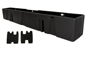 du-ha behind-the-seat storage fits 08-16 f-250 thru f-550 super duty crew cab & regular cab, black, part #20054