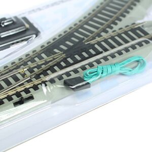 HO Scale Bachmann Trains Snap-Fit E-Z Track Remote Turnout - Left