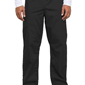 Cherokee Regular Originals Unisex Drawstring Cargo Scrubs Pant, Black, Medium