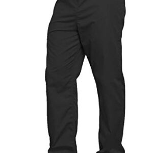 Cherokee Regular Originals Unisex Drawstring Cargo Scrubs Pant, Black, Medium